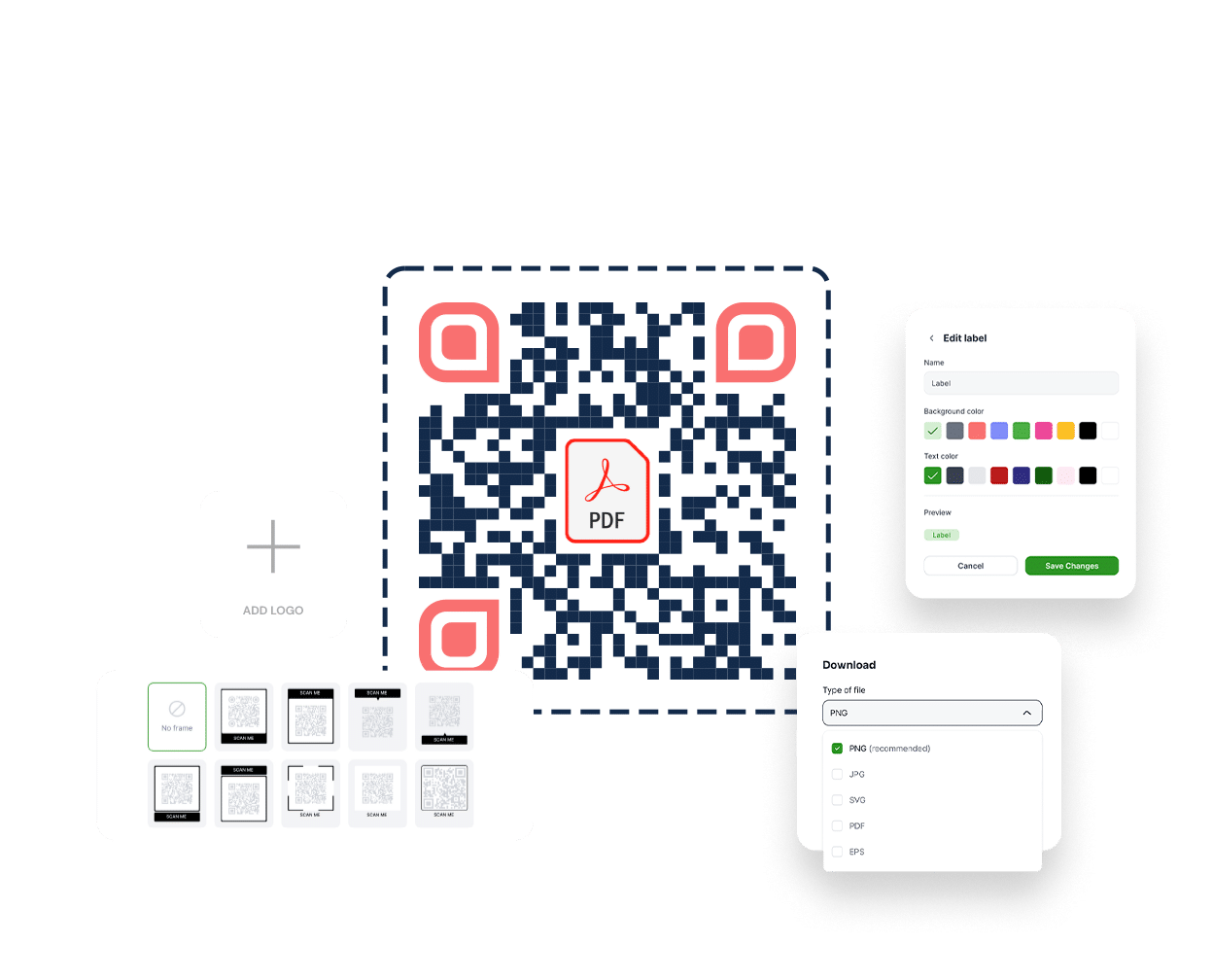 Convierte tu PDF en código QR al instante | Trueqrcode