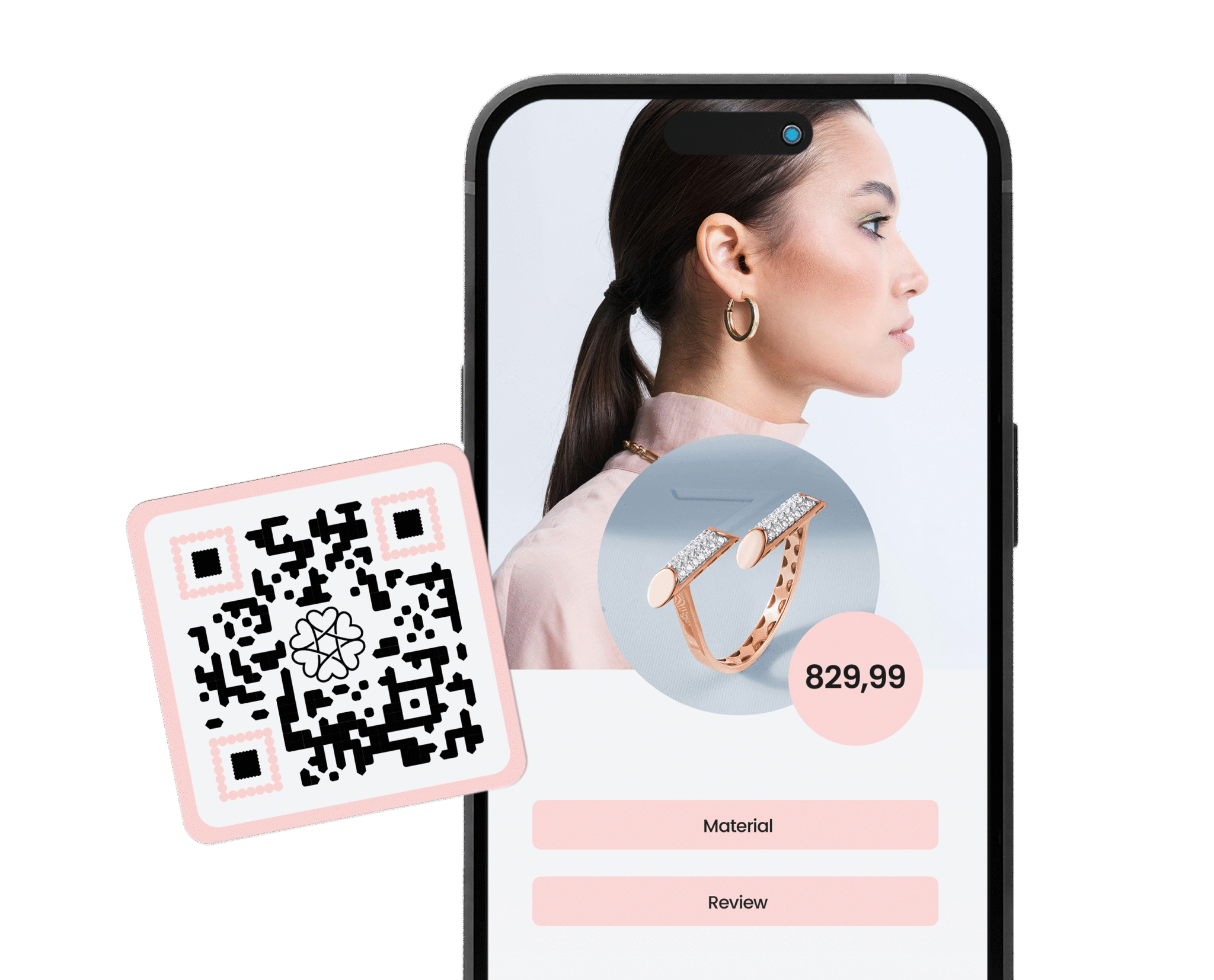 Vertrauensmarketing mit QR-Codes auf Materialien aufbauen